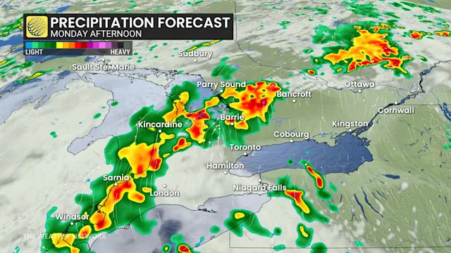 Highly humid air mass fuels Ontario storm, flood potential on Monday ...