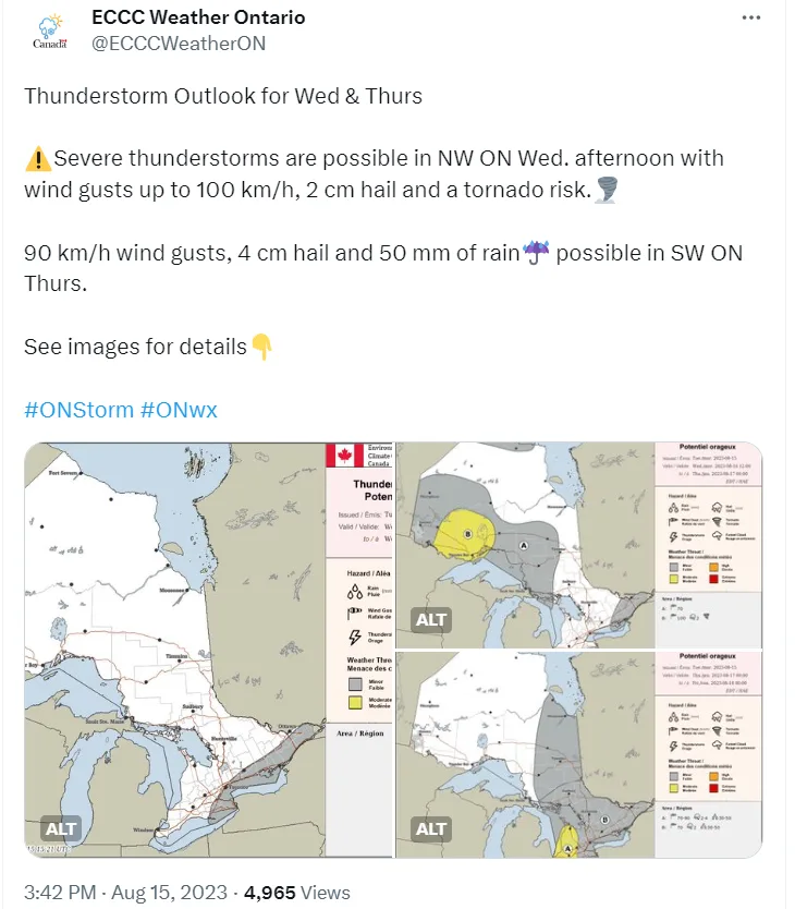 How severe weather alerts are issued, and potentially save lives - The ...