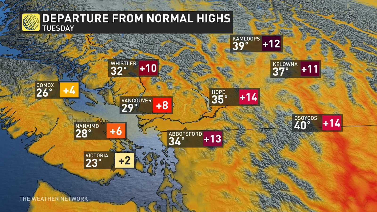 Long-duration heat event ramps up in B.C. with hotter temperatures ...