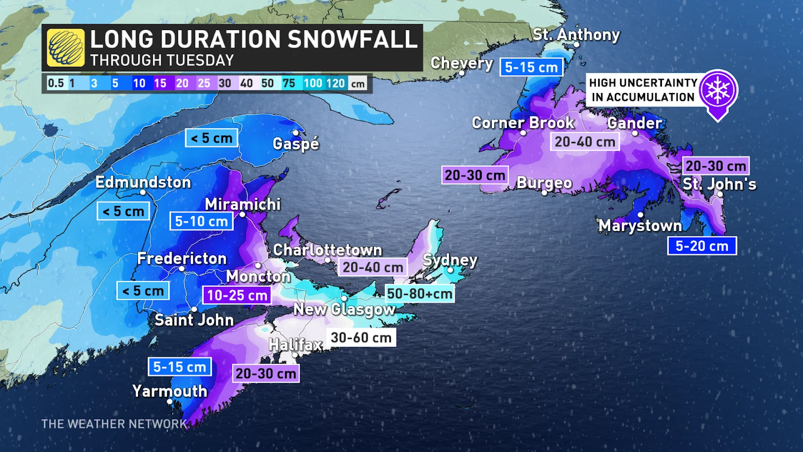 Prepare for days of high-impact snow, wind across Atlantic Canada - The ...