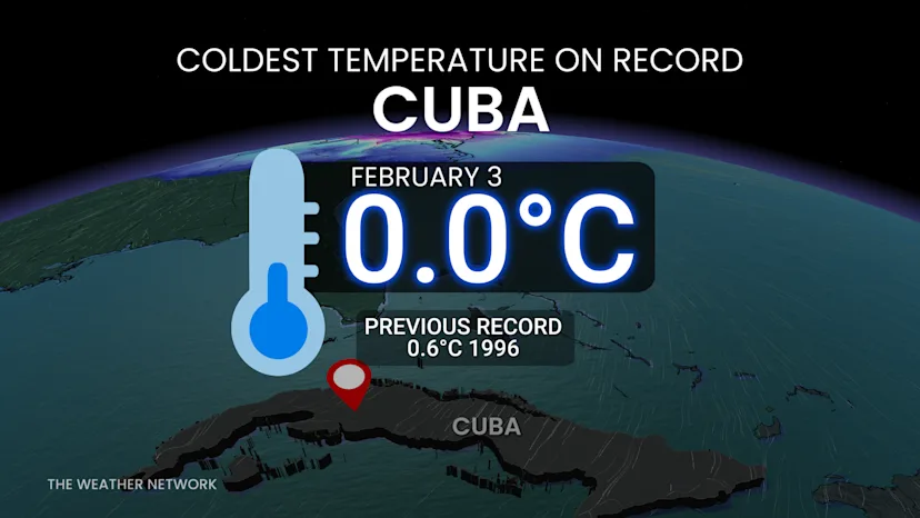Bermuda, Cuba both witness lowest temperatures ever recorded - The ...