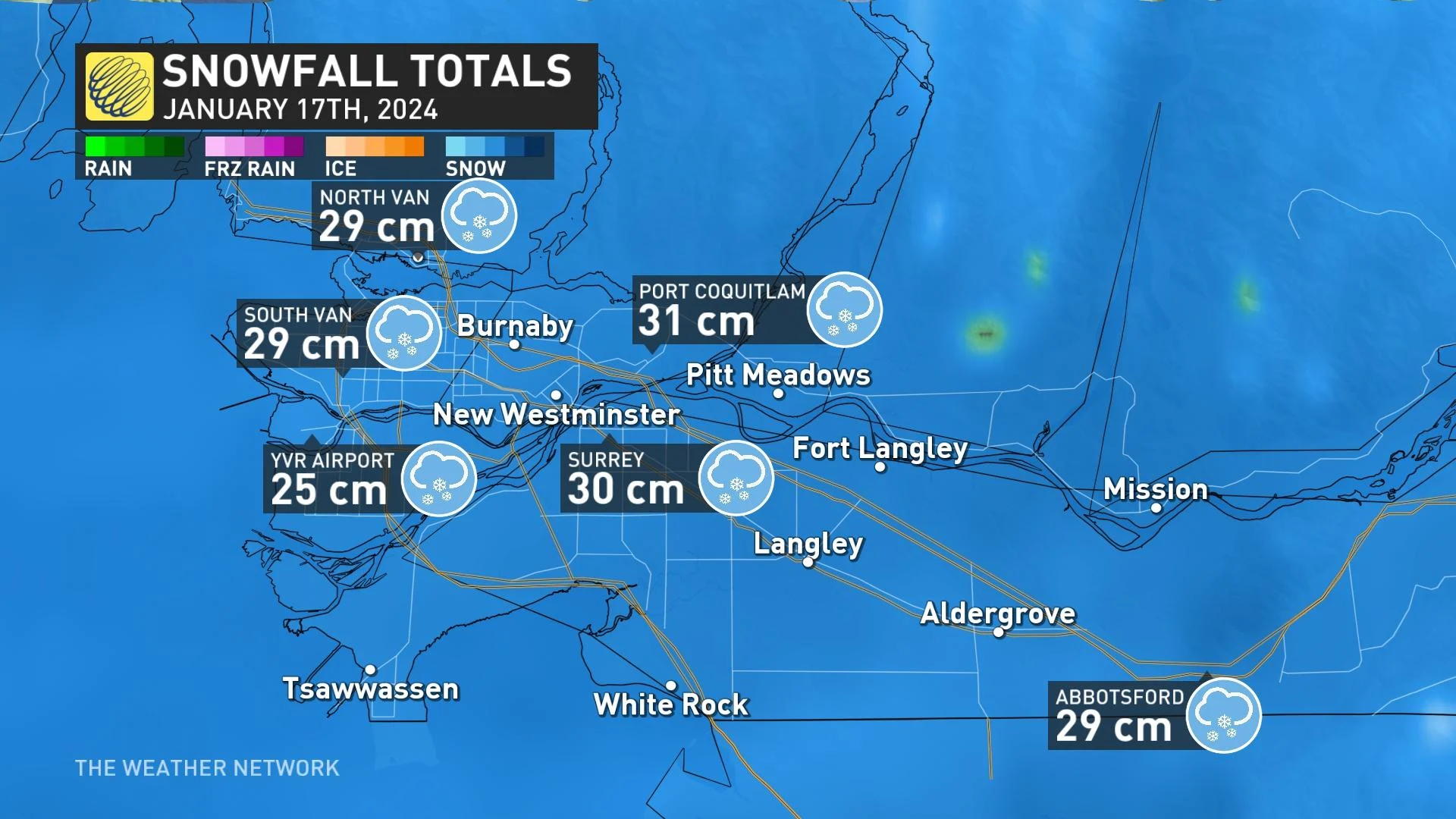 Photos: Heavy snow hits Western Canada, closes schools and cuts power ...