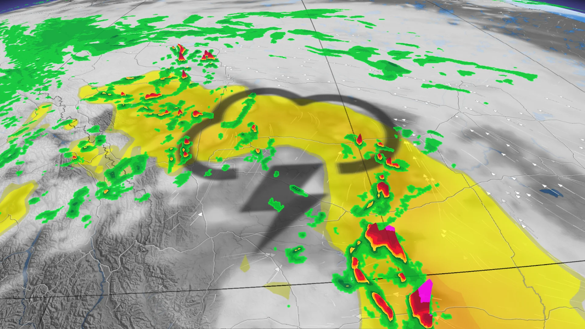 Severe storms with hail are possible in parts of Alberta and Manitoba ...