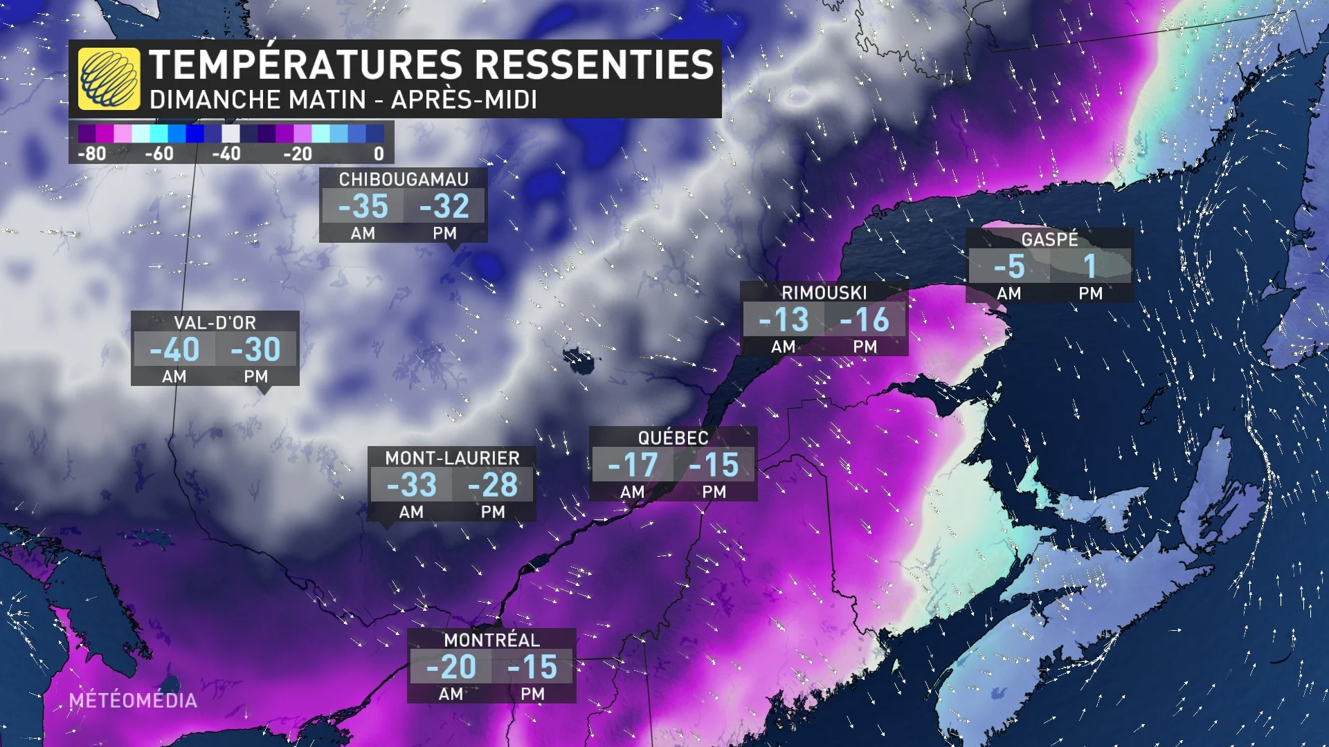 Ressentis à -40 : le Québec n'aura pas autant gelé en près de deux ans ...