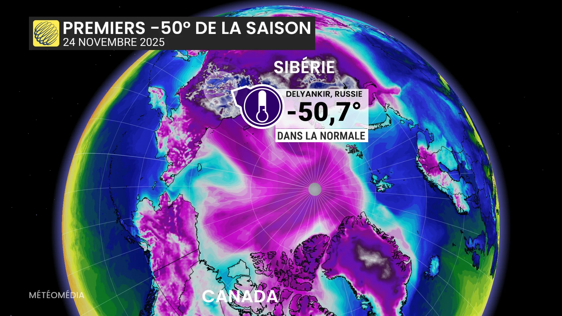 Le plus froid sur Terre : -50 °C dans cette région - MétéoMédia