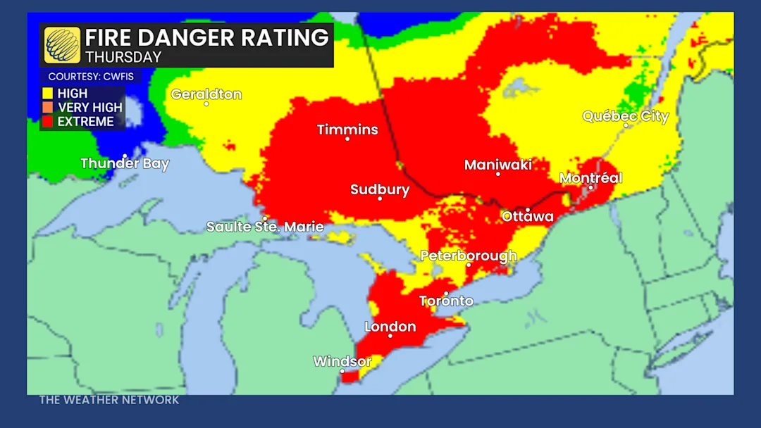 Ontario faces high wildfire danger with dry spell, but there's rain ...