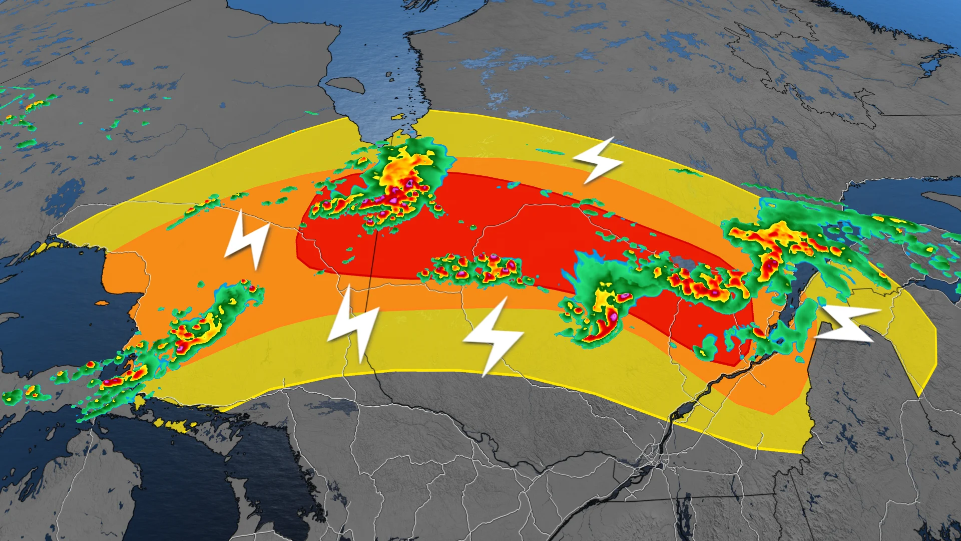 Hazardous severe storm risk reignites across northern Ontario, Quebec ...
