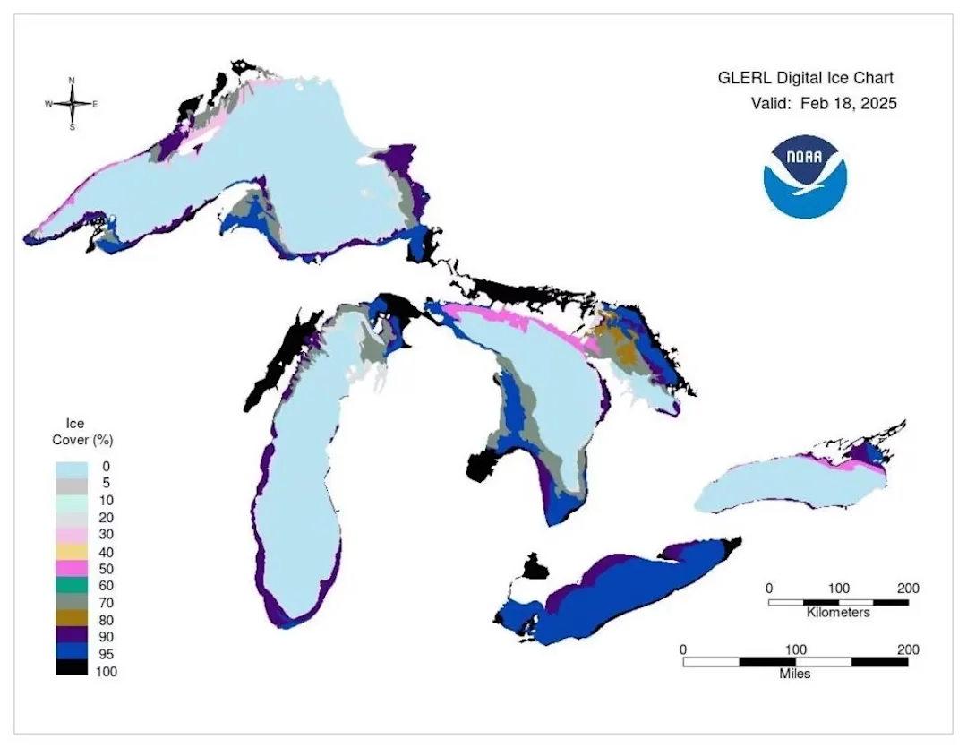 Lake Erie was nearly frozen over this winter. What it means for the ...