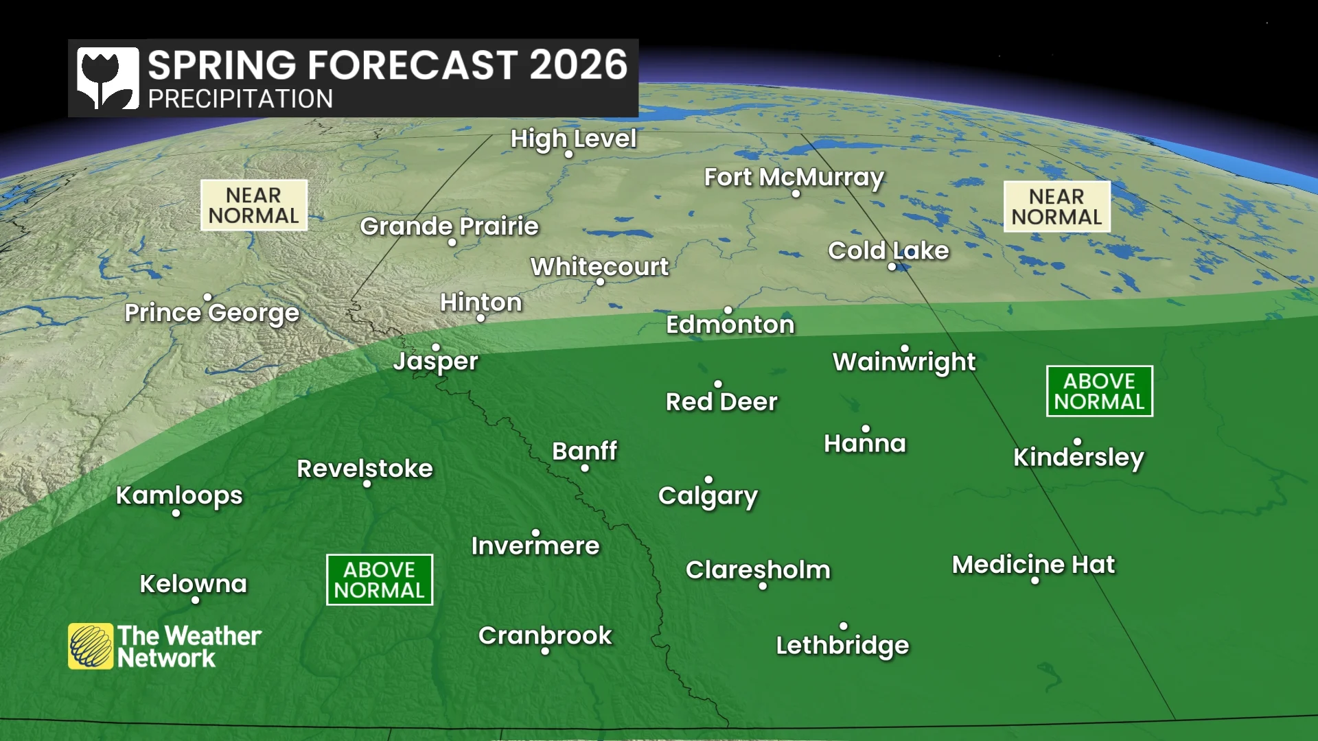 Alberta's 2026 Spring Forecast - The Weather Network