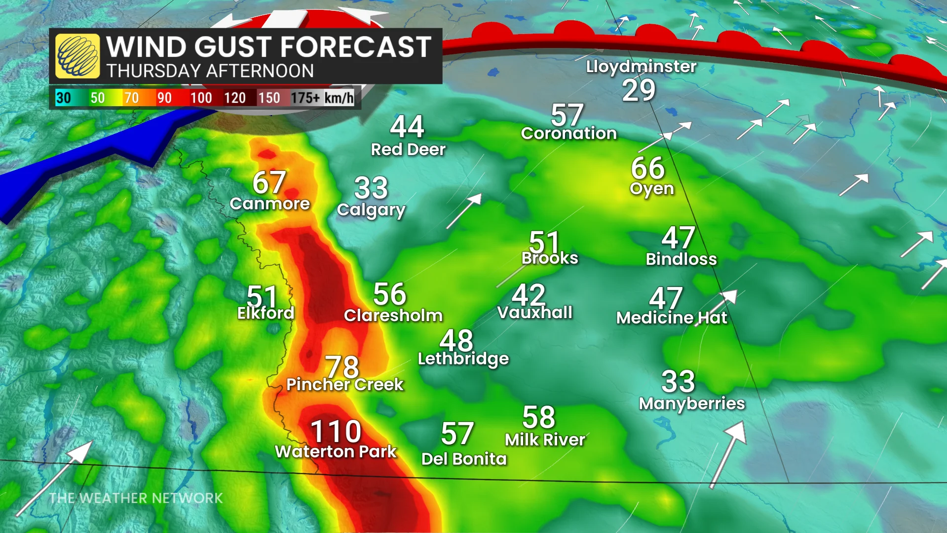 Brace for snow and winds with big temperature drop in Alberta - The ...
