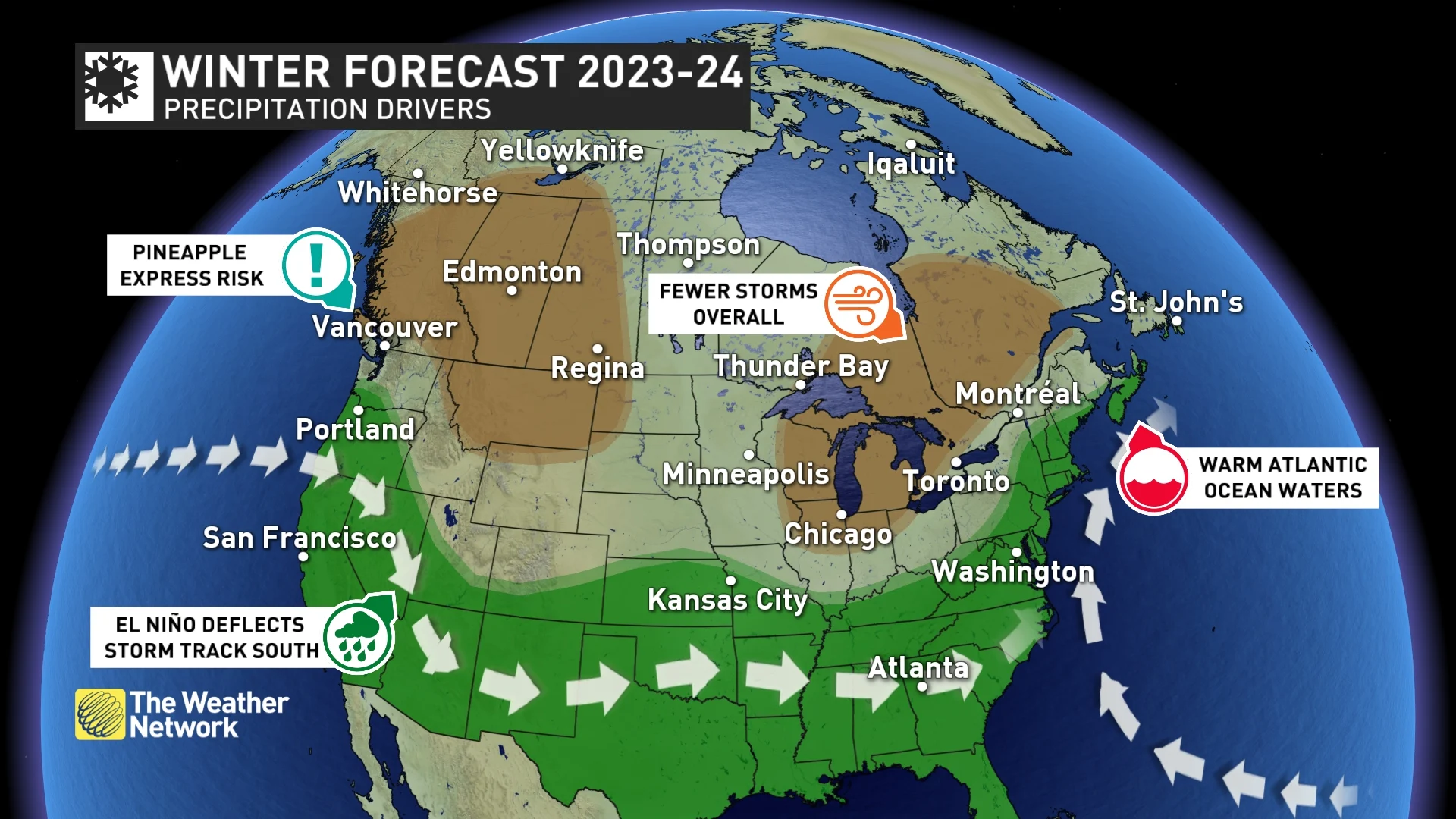 Canada's Winter Forecast: El Niño a critical factor for the season ...
