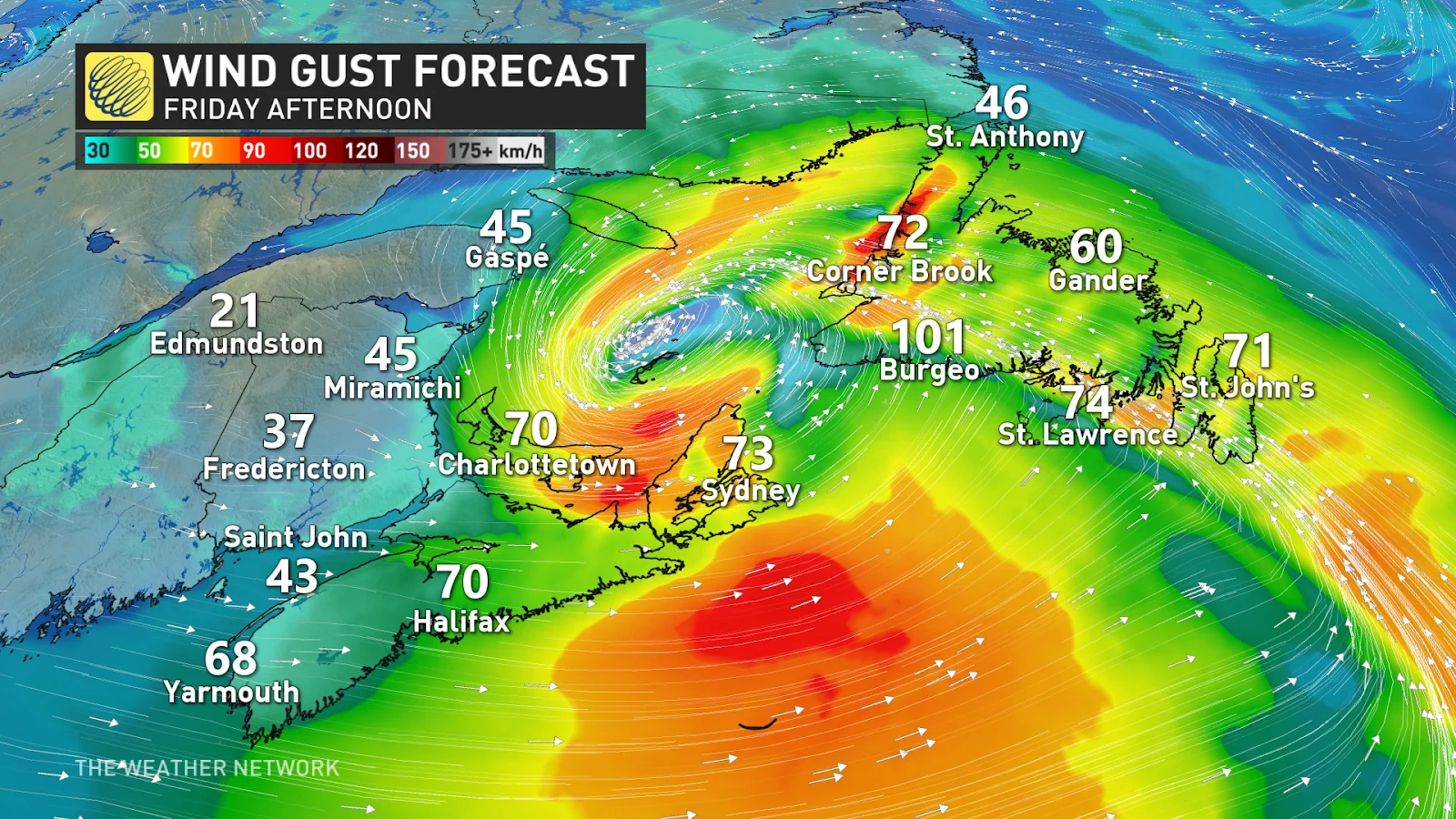 Messy storm brings flurry of impacts to parts of Atlantic Canada - The ...