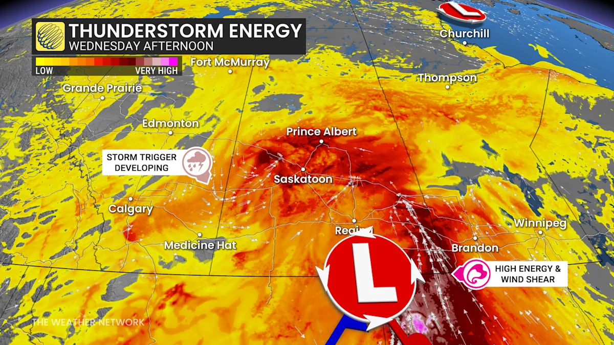 Conducive environment on the Prairies revives severe storm, supercell ...