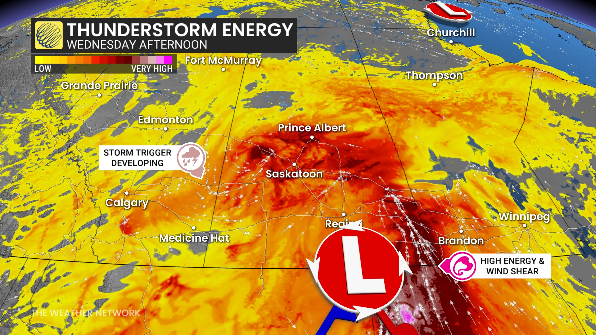 Conducive environment on the Prairies revives severe storm, supercell ...