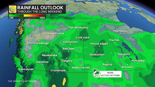 Much-needed rain coming to B.C. as pattern change on the horizon - The ...