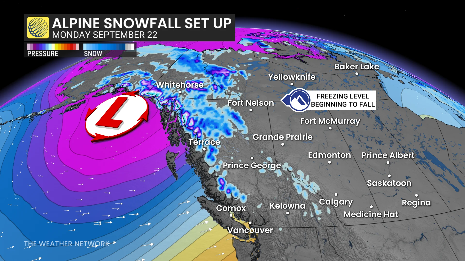 Ready or not, three areas across Canada may see snow this weekend - The ...