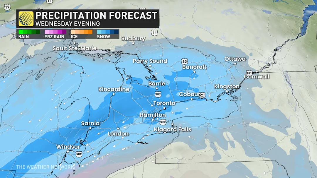 15-30+ cm of snow set to hit Ontario with double storms this week - The ...