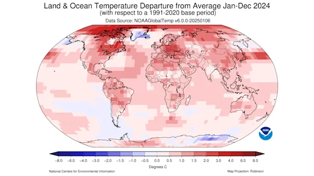 2024 is the new hottest year on record, first year to exceed 1.5C - The ...