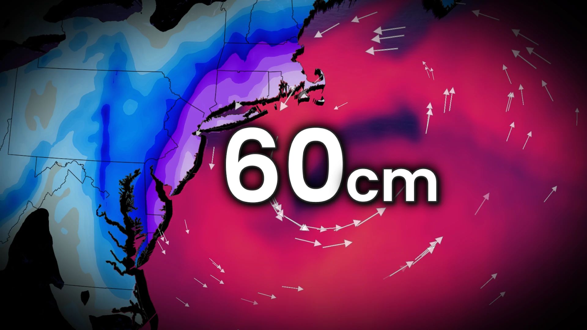 Major winter storm hits U.S. East Coast Monday - The Weather Network