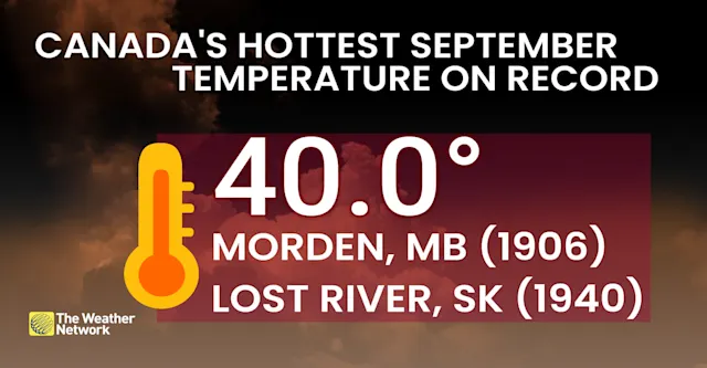 Heat wave may threaten Canada’s all-time September heat record - The ...