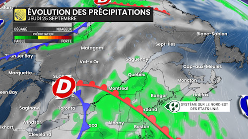 La pluie du mois possiblement doublée en une journée - MétéoMédia