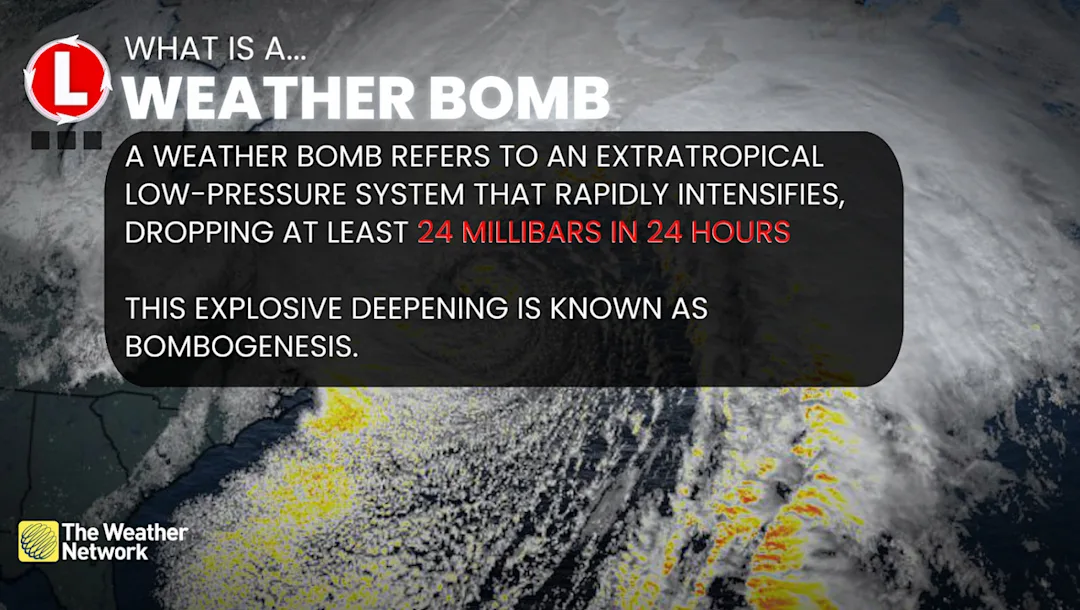 Explosive low development sets up possible weather bomb for ...