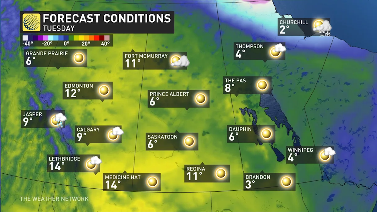 January records in peril as Prairies warmth hits unusual territory ...
