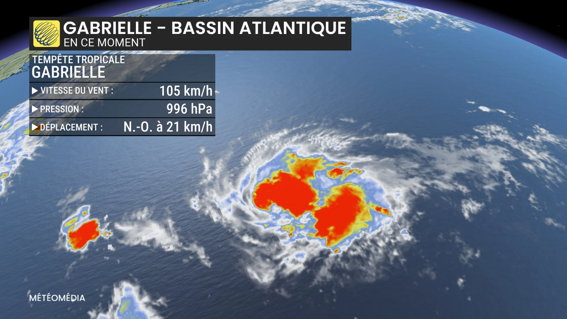 In extremis : Gabrielle deviendra ouragan et cette région serait ...