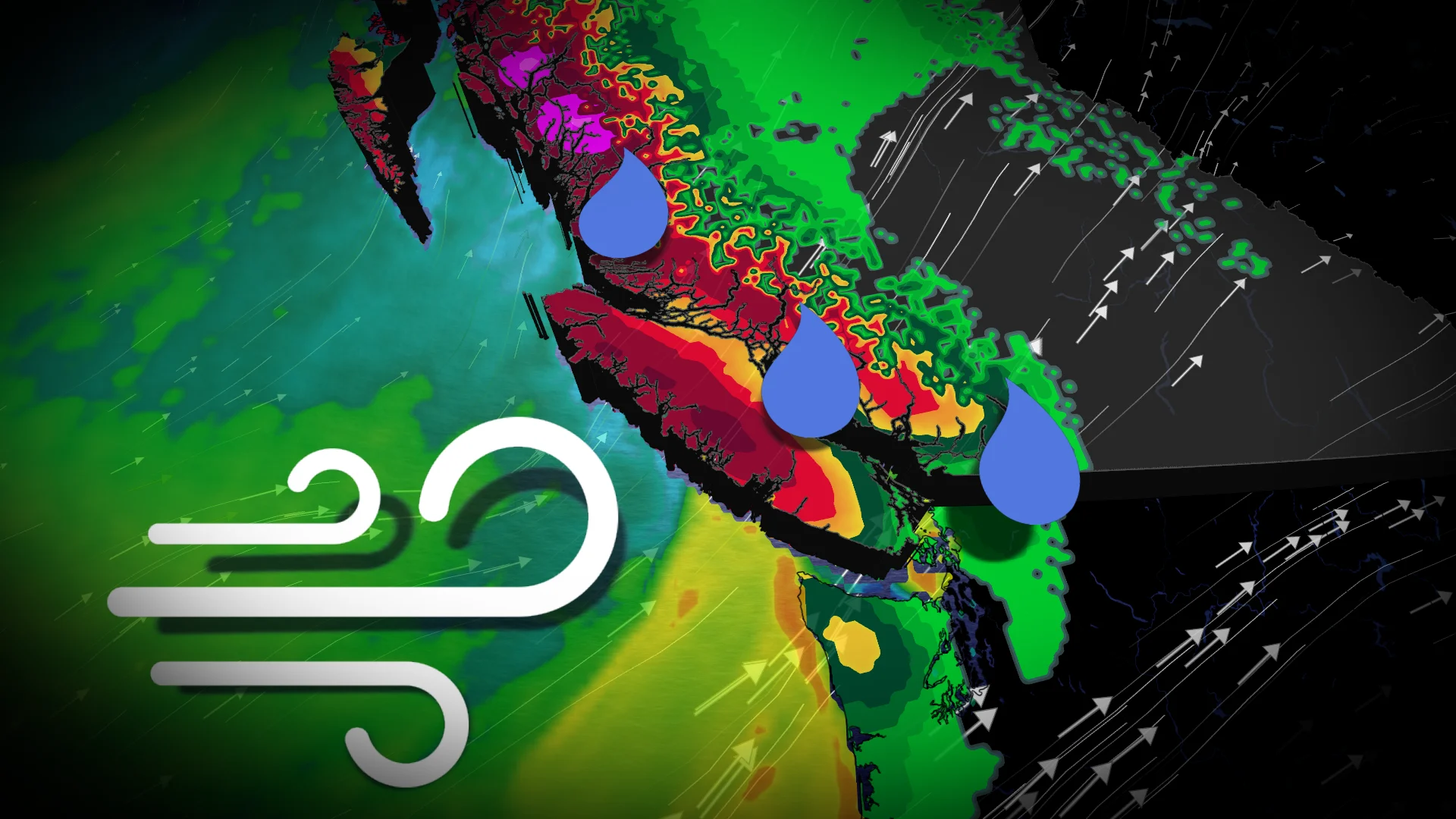 Atmospheric river brings rain, wind, and snow to B.C., travel delays ...