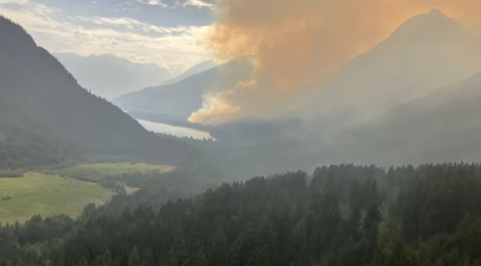 Pemberton-area wildfire grows to 7 square kilometres - The Weather Network