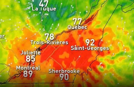 Quebec: Blast of strong winds makes for howling start to November - The ...