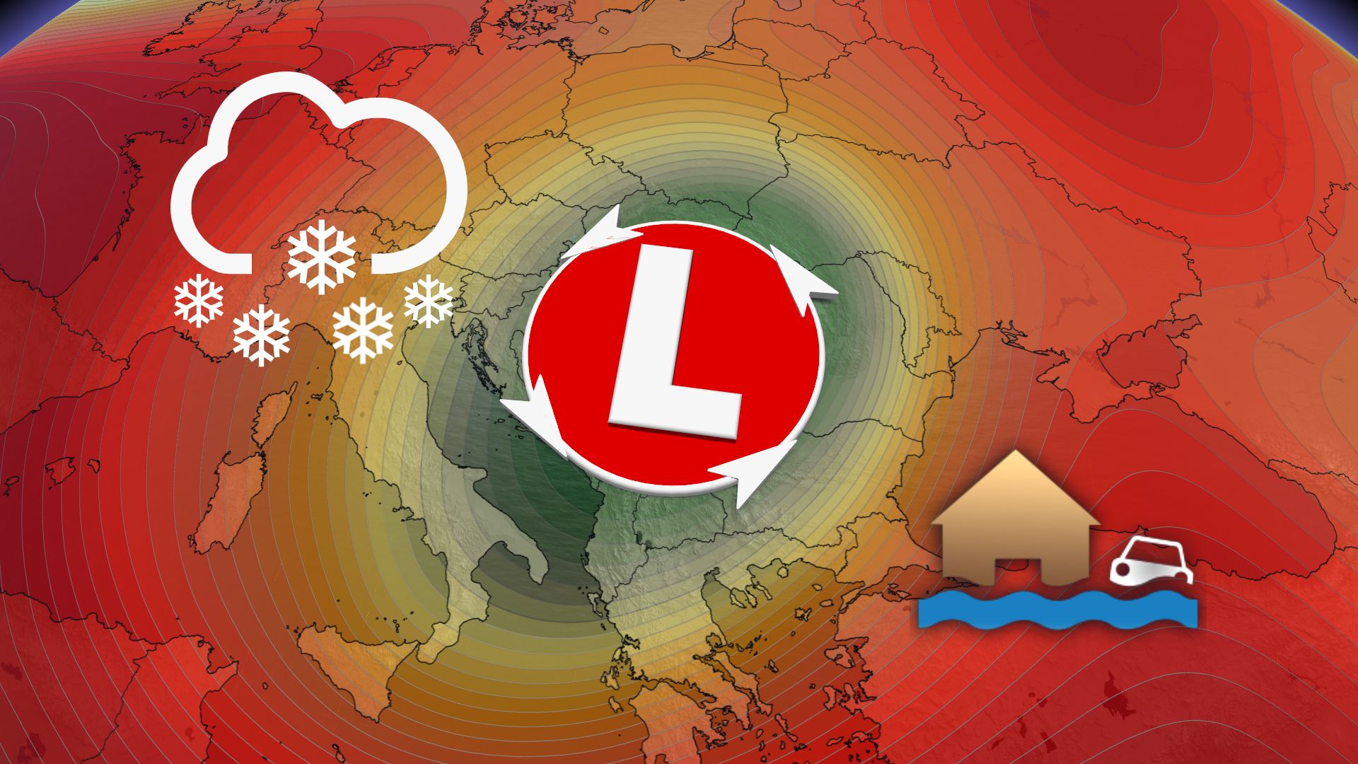 Surge of Arctic air sends chaotic weather streaming over Europe - The ...