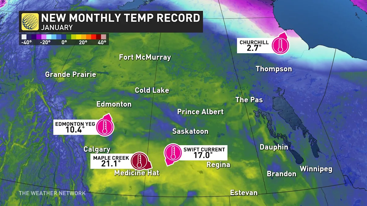 How history was made: Canada just soared passed 21 C in January - The ...