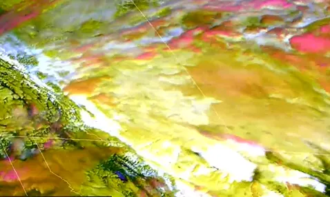 Spectacular views of the fresh Prairie snow as seen from space - The ...
