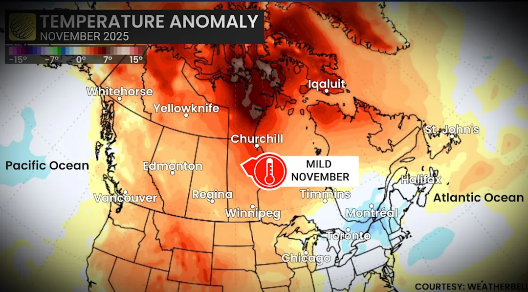 Canada’s December outlook holds a strong start to winter - The Weather ...