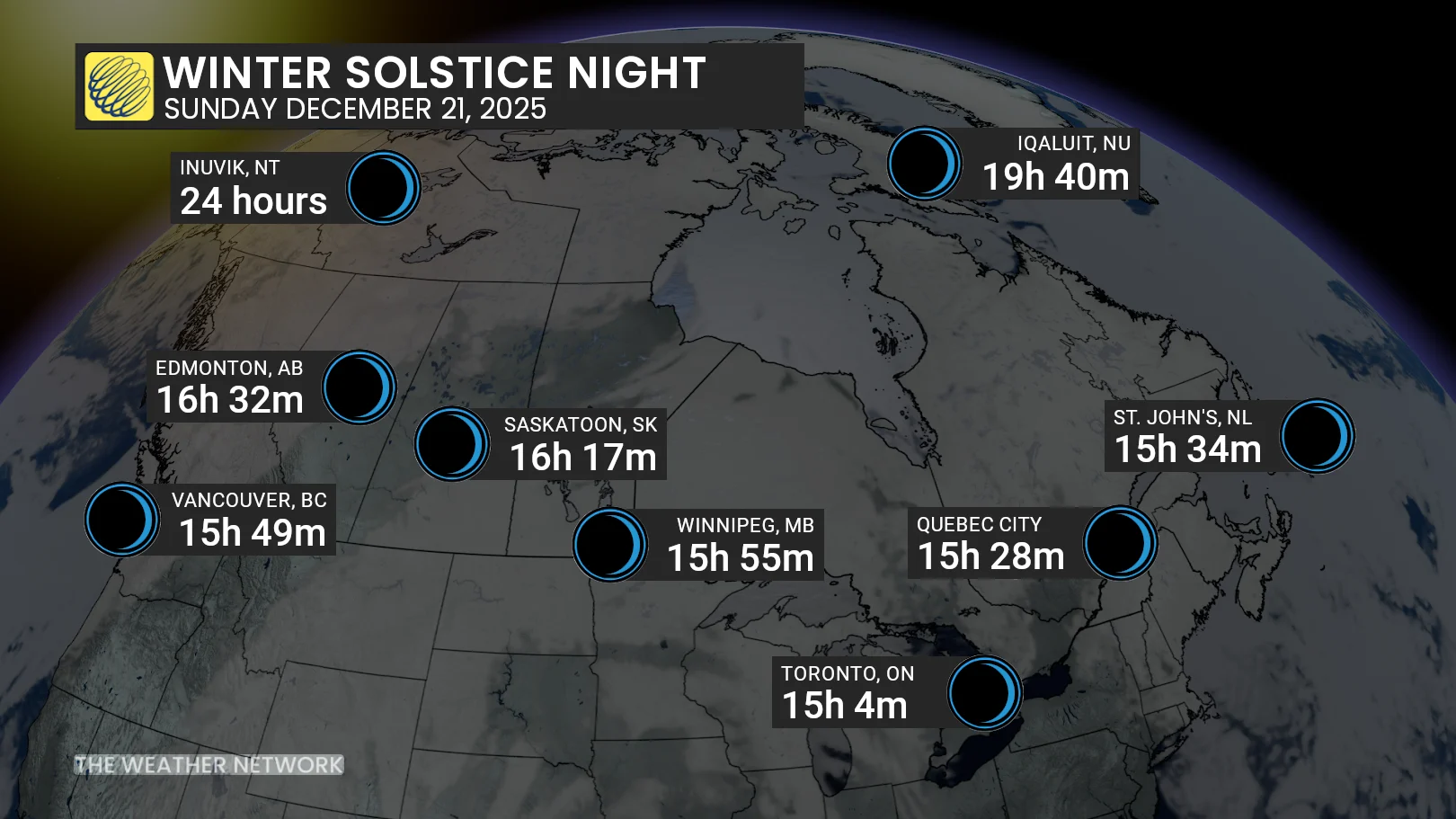 Winter Solstice: When is the longest night of the year? - The Weather ...