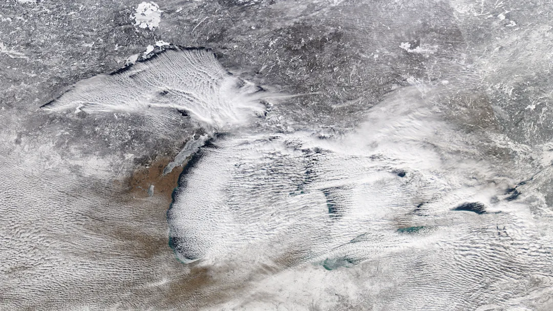 Great Lakes ice coverage skyrockets amid cold snap - The Weather Network