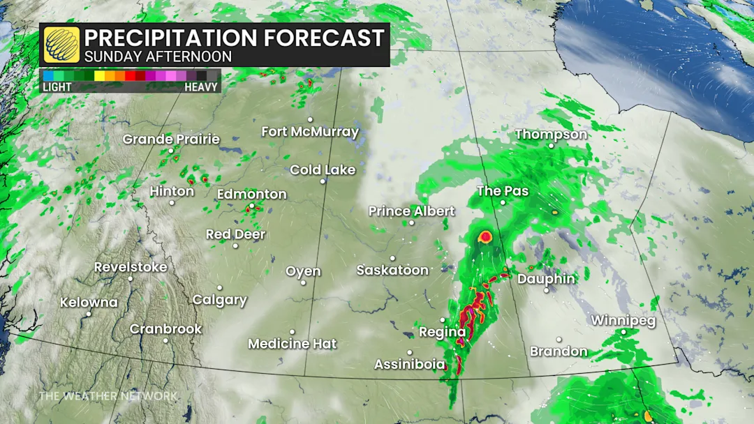 Favourable environment for severe weather in southern Saskatchewan ...
