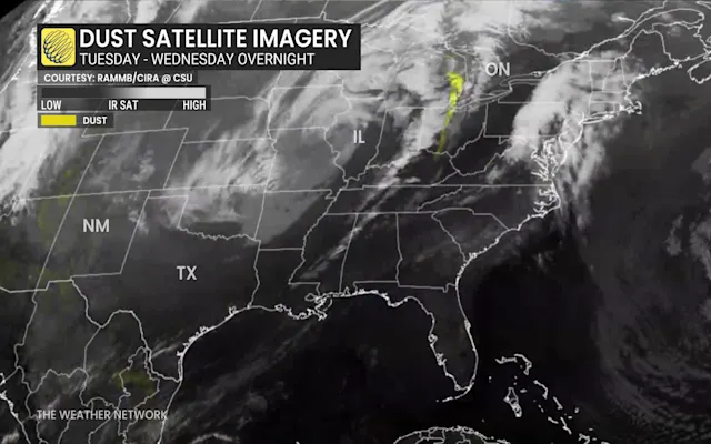Dust from US storms reaches Ontario: A 2,000+ km journey - The Weather ...