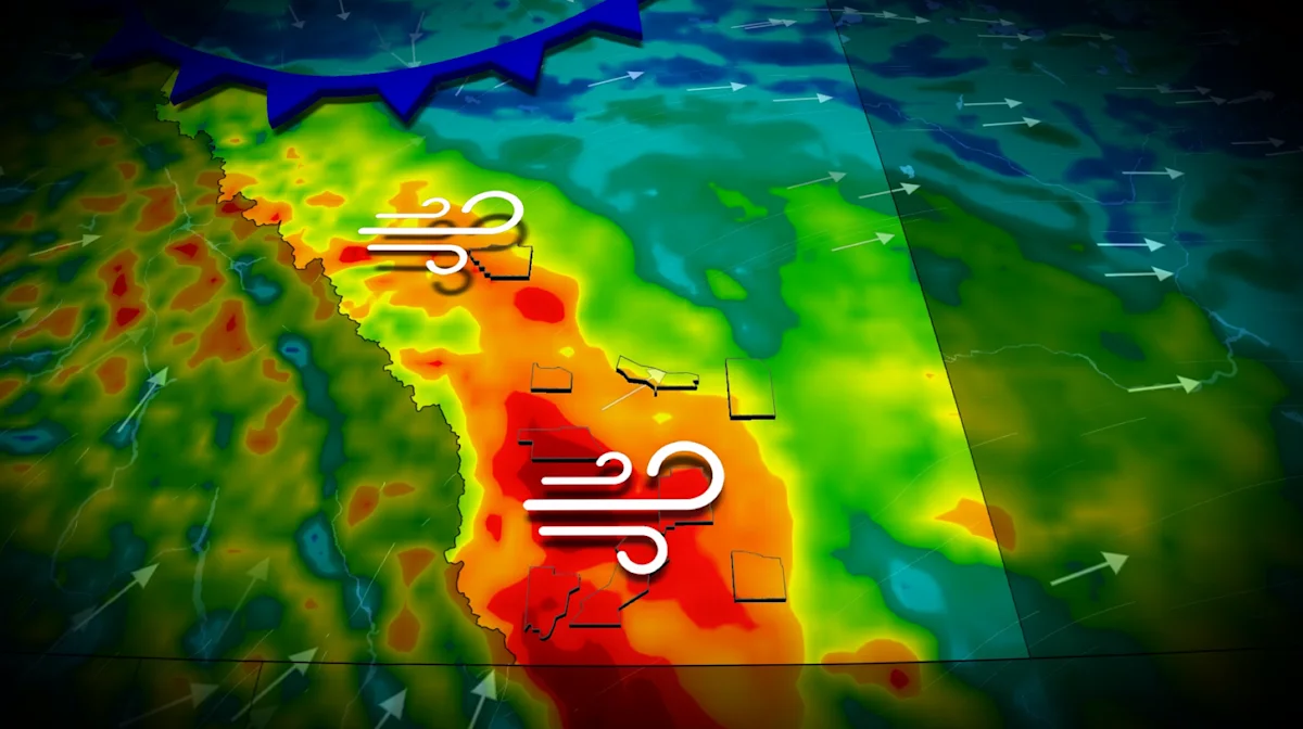 Temperatures and wind gusts set to soar in Alberta - The Weather Network