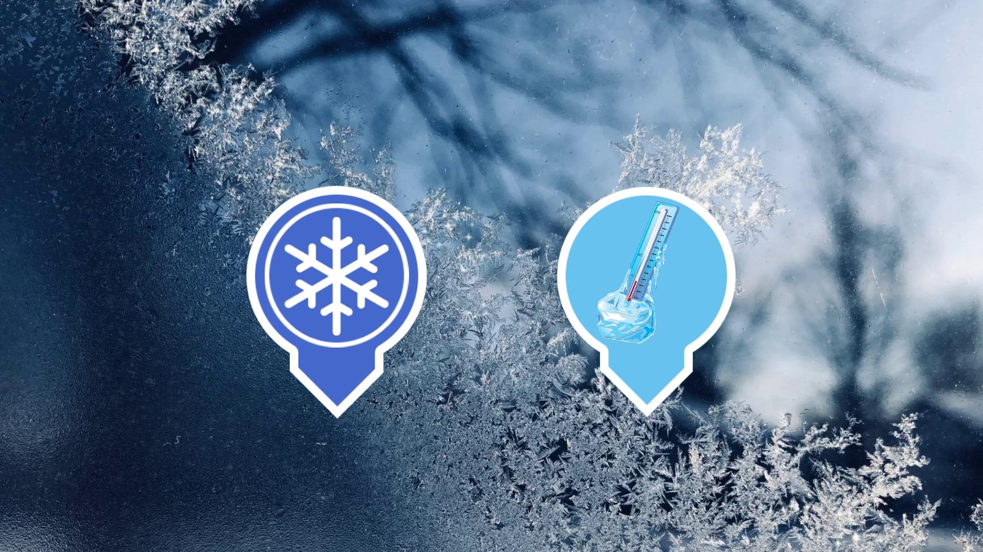 Un front froid intense va frapper : neige et températures glaciales au ...