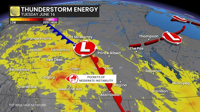Damaging hail and winds possible with Prairies severe weather risk ...