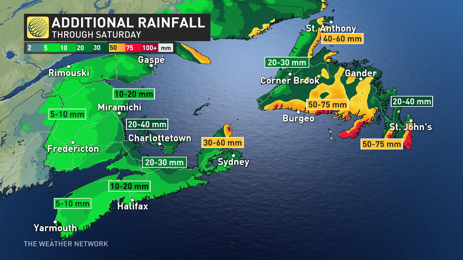 Soggy pattern continues while parts of Atlantic Canada take icy turn ...