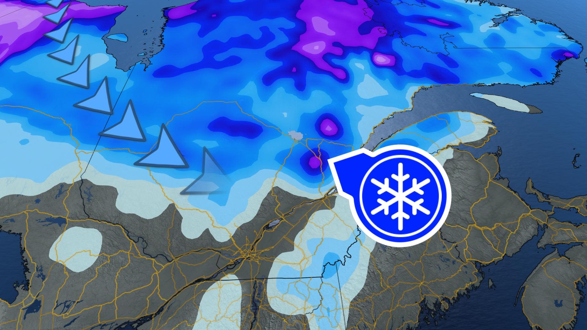 Alberta snow makes its way into Quebec; here's how much is ahead - The ...