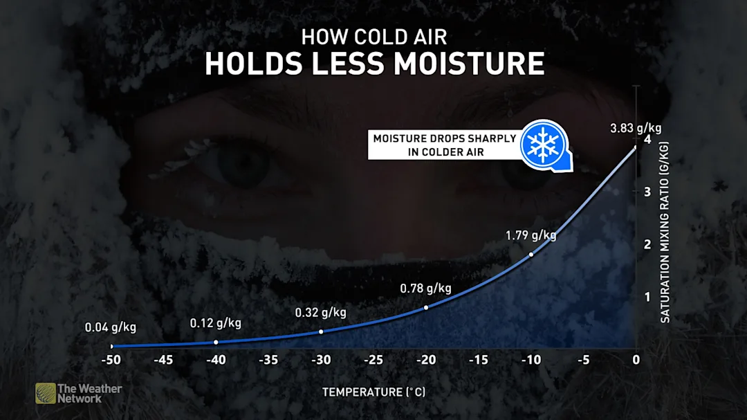 Debunking the myth: Can it ever be too cold to snow? - The Weather Network