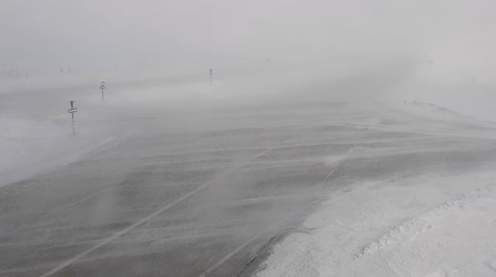 Blowing snow, poor visibility force highway closures in southern ...