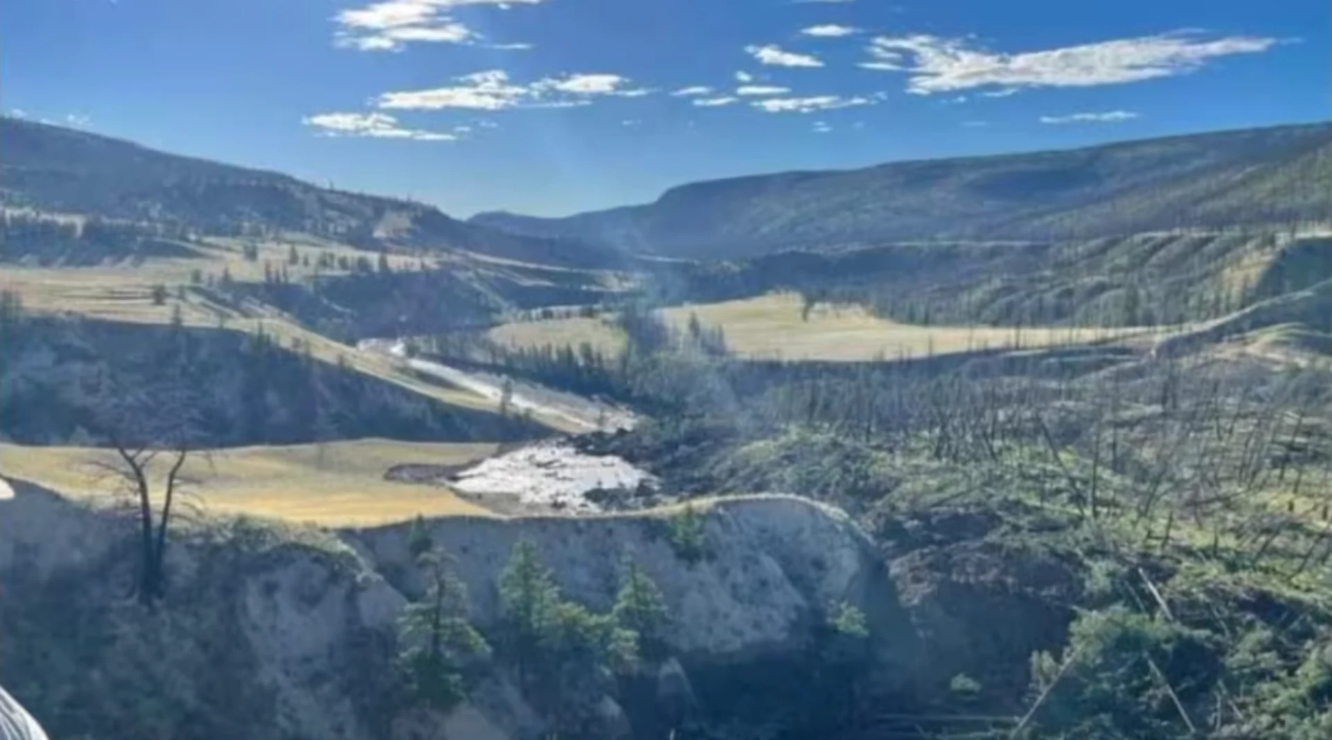 Water breaches landslide damming Chilcotin River in B.C. - The Weather ...