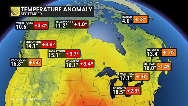 Warmth hangs on through fall—but winter's closing in - The Weather Network