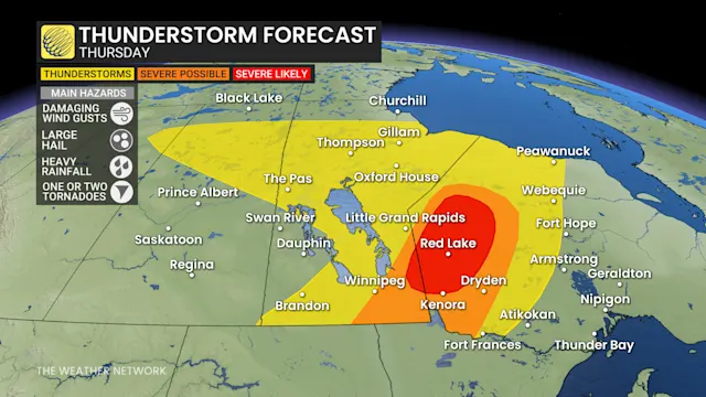 Stay aware as severe storms continue in Manitoba, NW Ont. Thursday ...