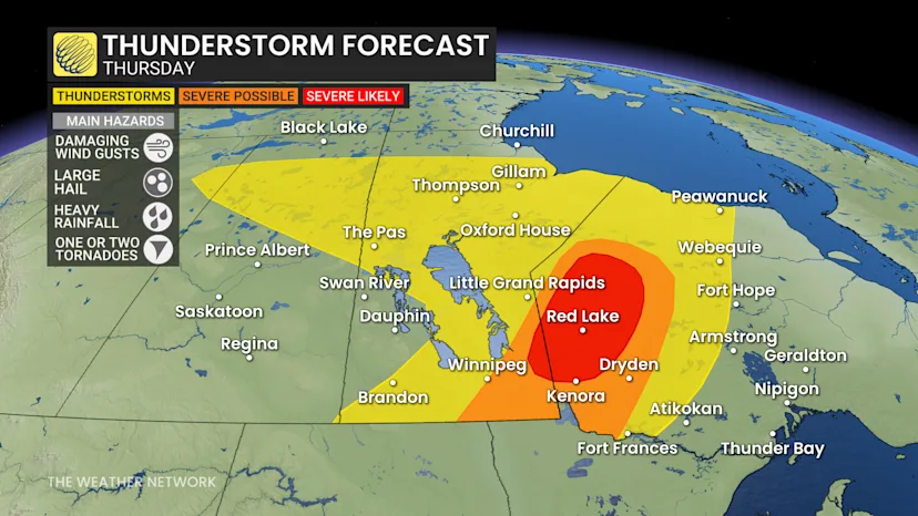 Stay aware as severe storms continue in Manitoba, NW Ont. Thursday ...
